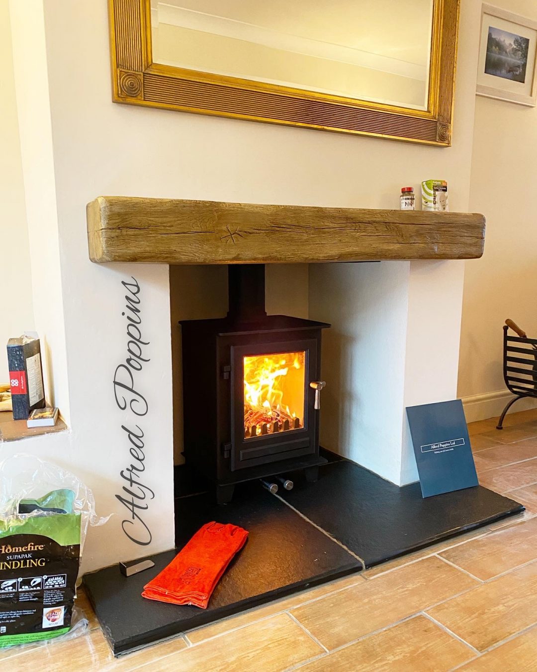 Clock compact knock out and install - Alfred Poppins